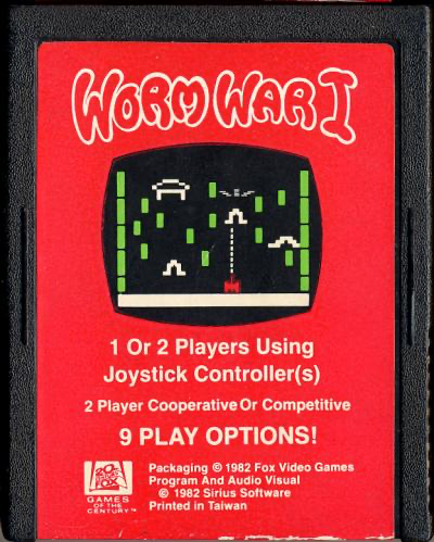 Worm War I Used Atari 2600 Games For Sale Retro Game Store – Dial Up Games