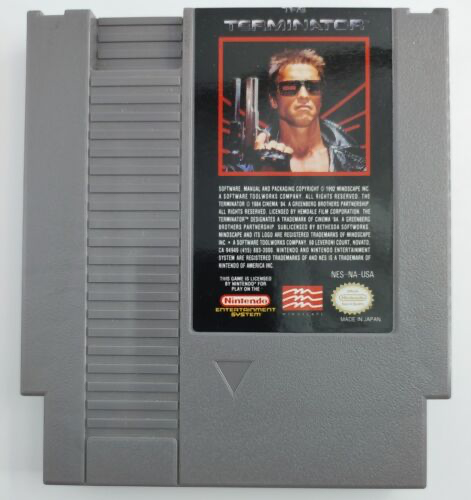 Terminator, The Used NES Games For Sale Retro Video Gameshop – Dial Up ...