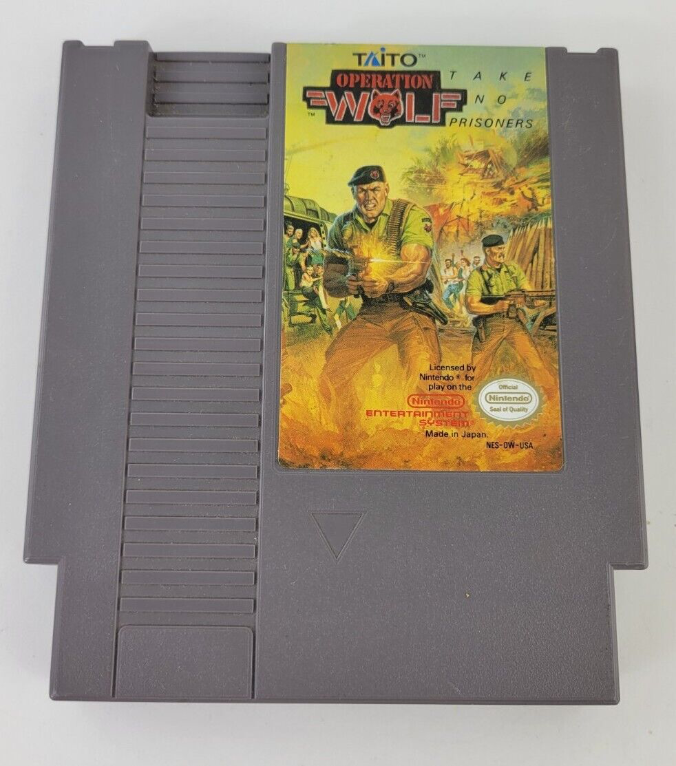 Operation Wolf Used NES Games For Sale Retro Video Gameshop – Dial Up Games