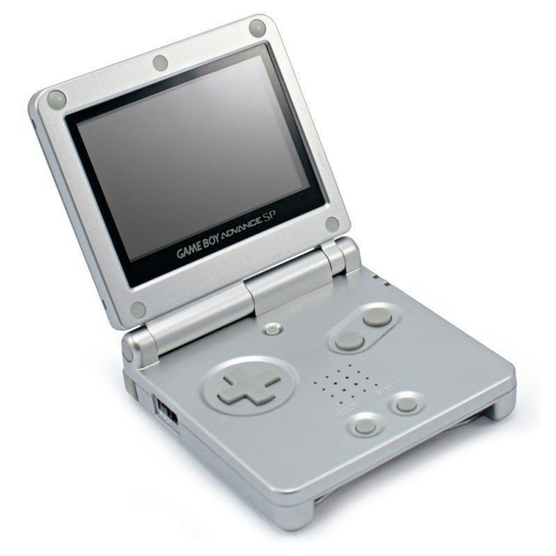 Console System Gameboy Advance SP | Platinum Silver AGS-001 – Dial Up Games