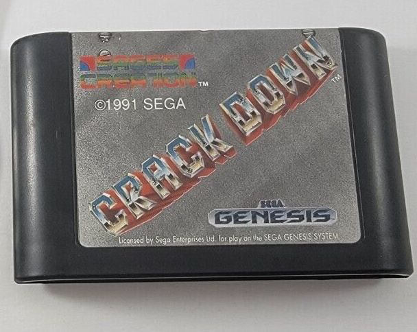 Crack Down Used Genesis Games For Sale Retro Video Gameshop – Dial Up Games