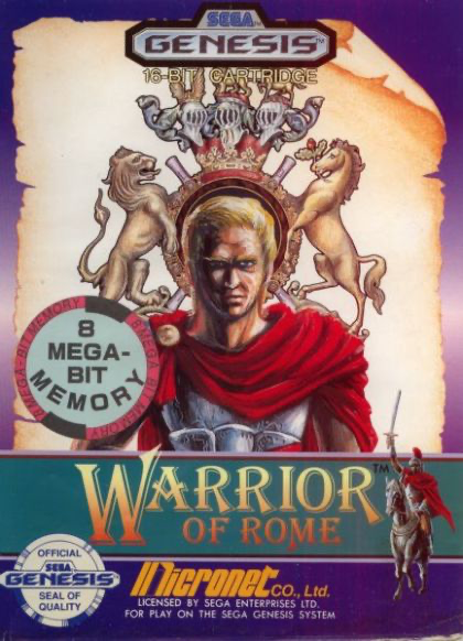 Warrior of Rome Used Genesis Games For Sale Retro Game Store – Dial Up ...