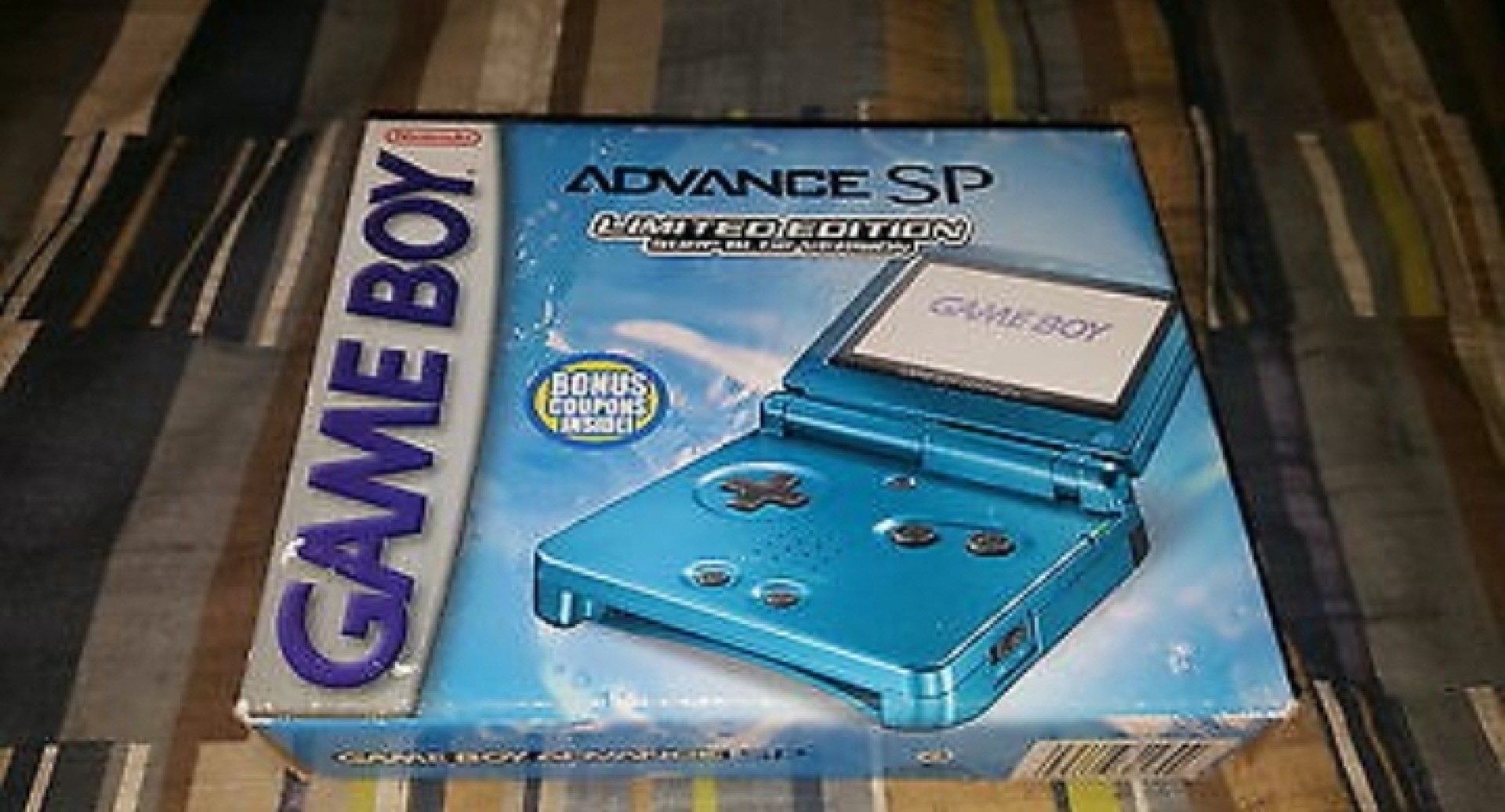 Console System Gameboy Advance SP | Surf Blue Edition AGS-001 – Dial Up Games