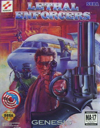 Lethal Enforcers Used Genesis Games For Sale Retro Gameshop