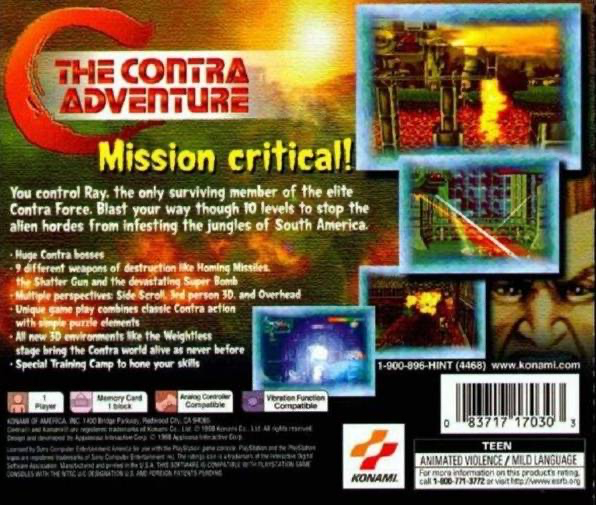 Contra Adventure Used PS1 Games For Sale Retro Game Store – Dial Up Games