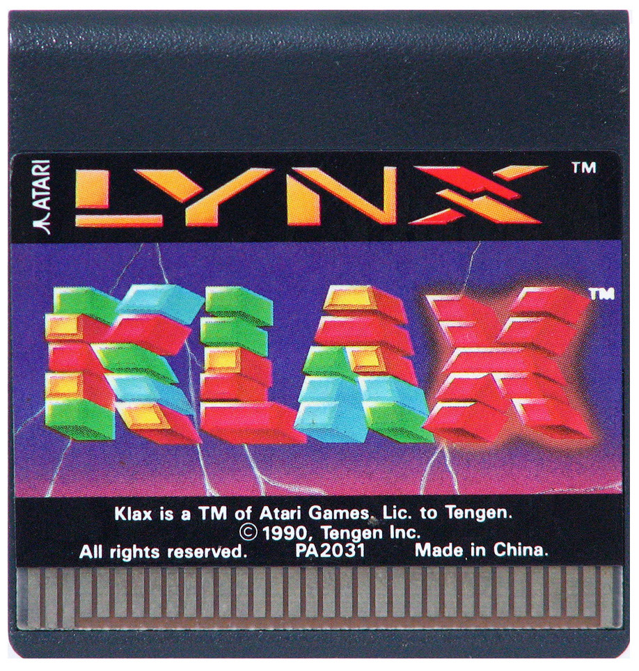 Klax Used Atari Lynx Games For Sale Retro Video Game Store – Dial Up Games