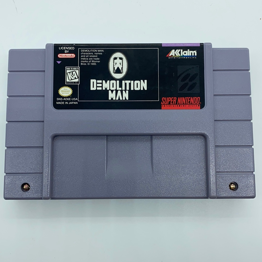 Demolition Man Used SNES Games For Sale Retro Video Gameshop – Dial Up ...