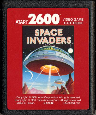 Space Invaders (Red Label) Used Atari 2600 Games For Sale – Dial Up Games