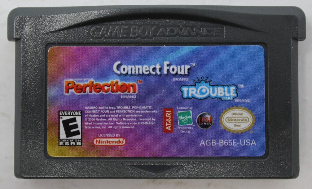 Connect Four Trouble Perfection Used GBA Games For Sale