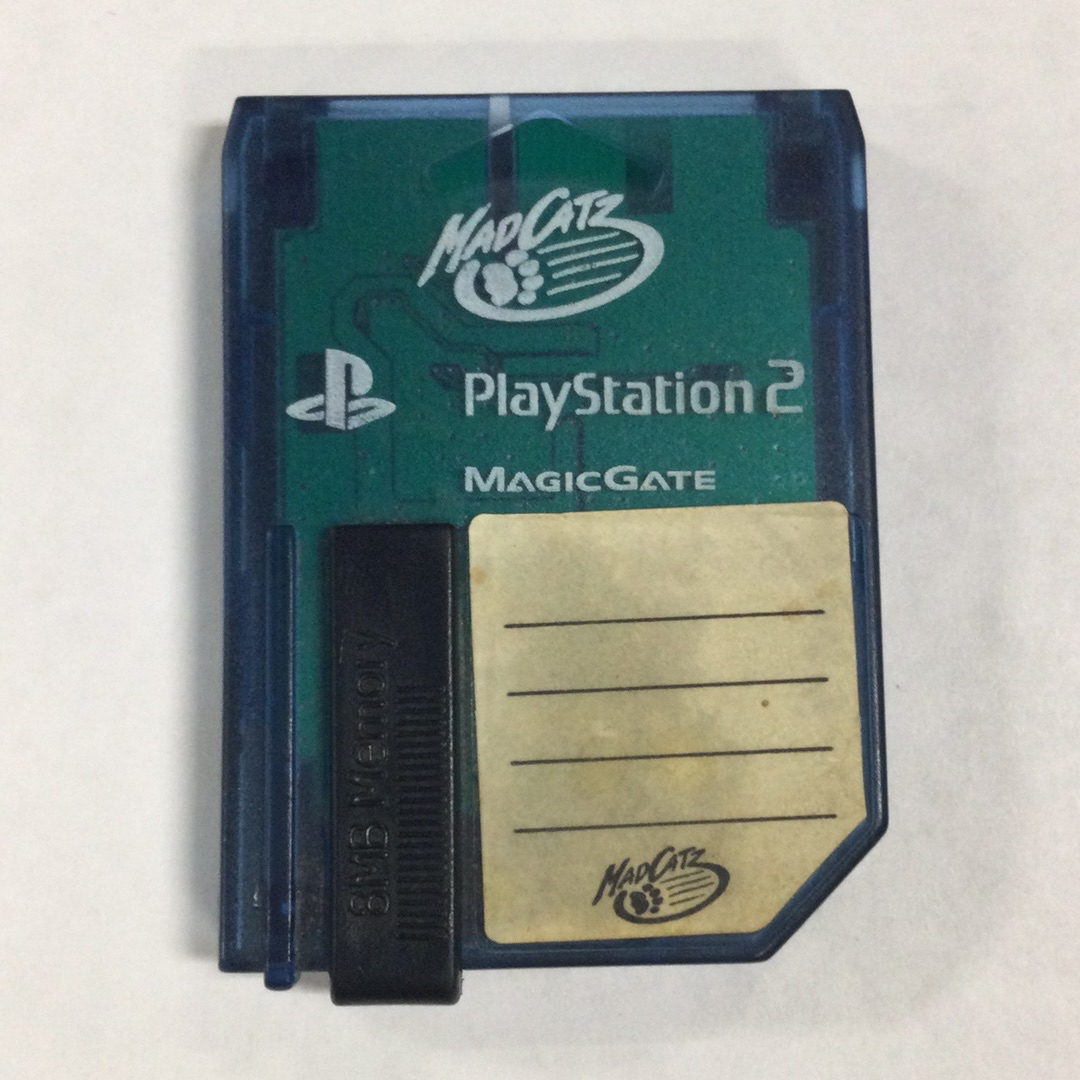 Memory Card PS2 8 MB MadCatz Blue Used For Sale Retro Game – Dial Up Games