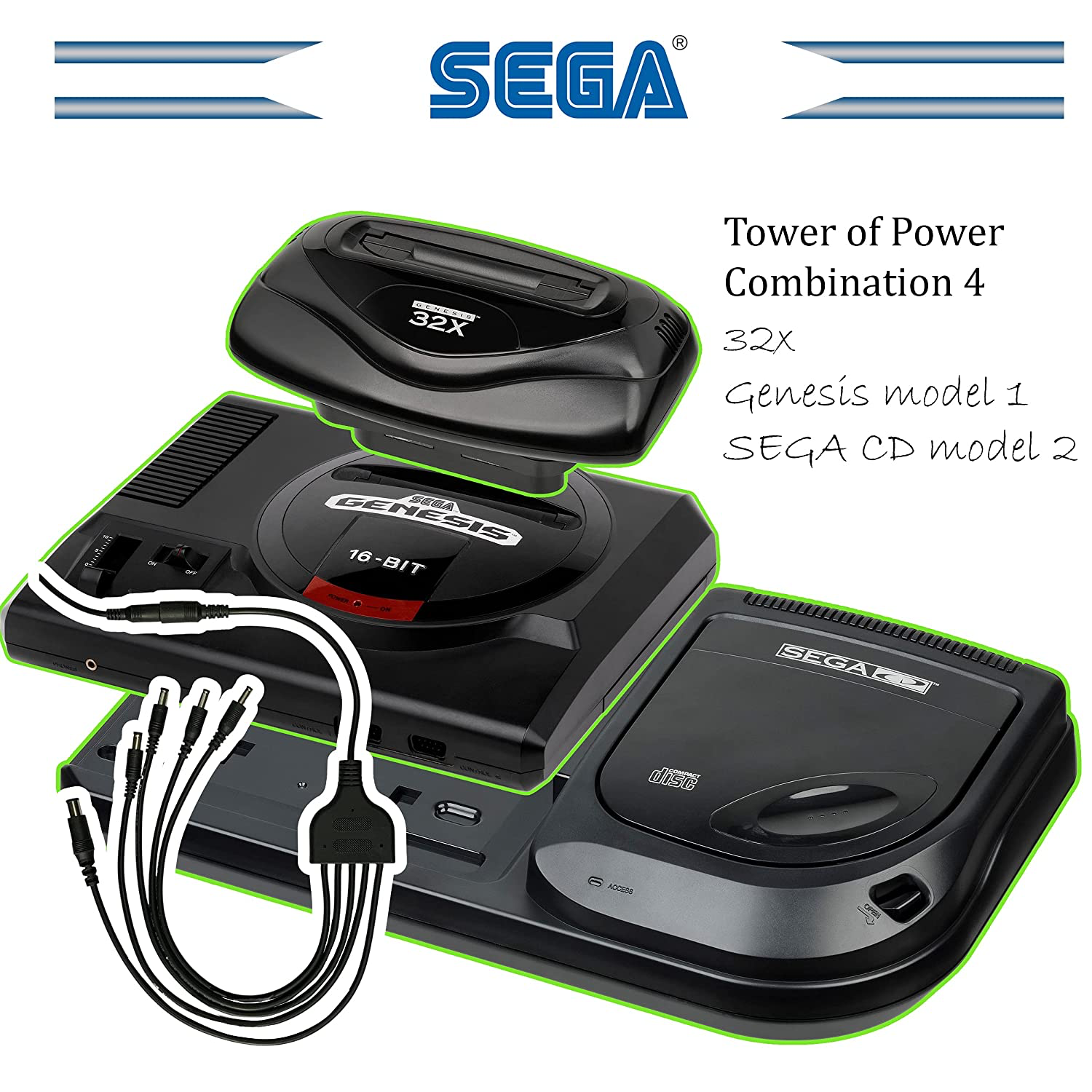 Sega Tower of Power System COMBO 4 Used For Sale Retro Game – Dial Up Games