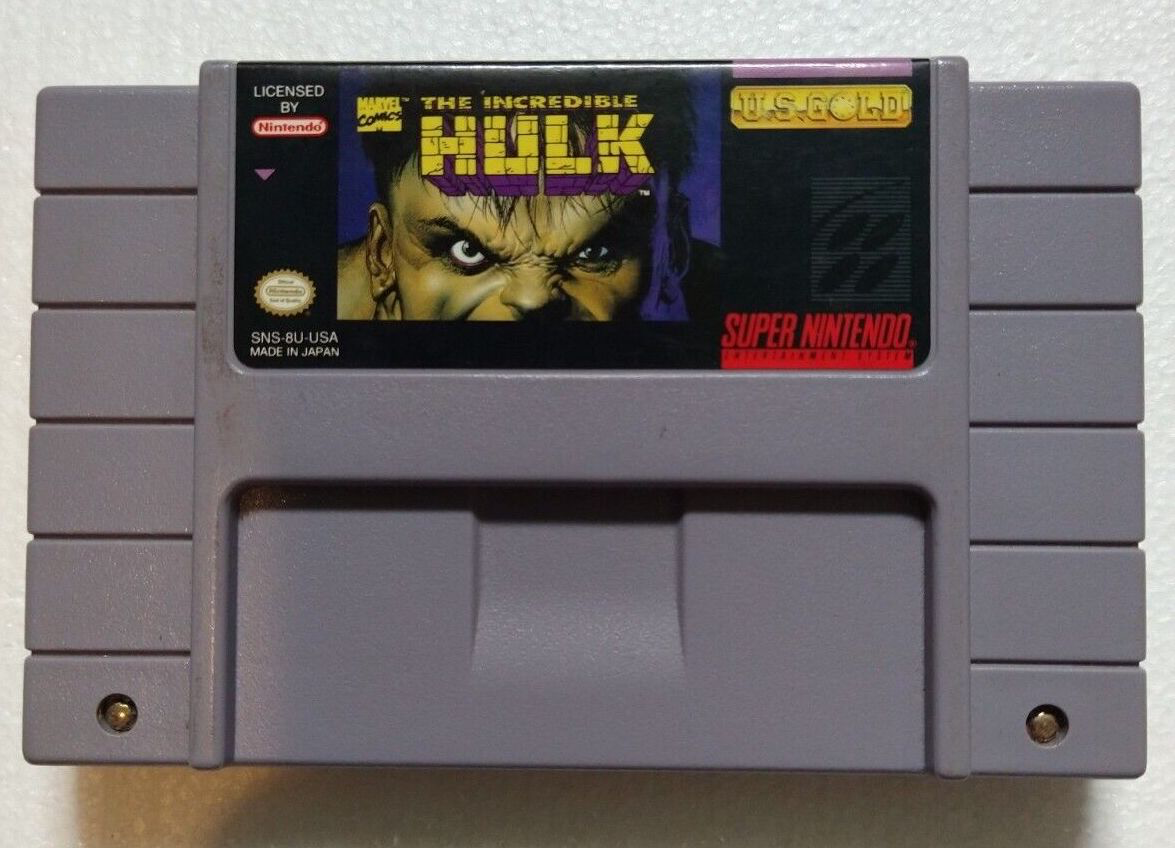 Incredible Hulk, The Used SNES Games For Sale Retro Gameshop – Dial Up ...