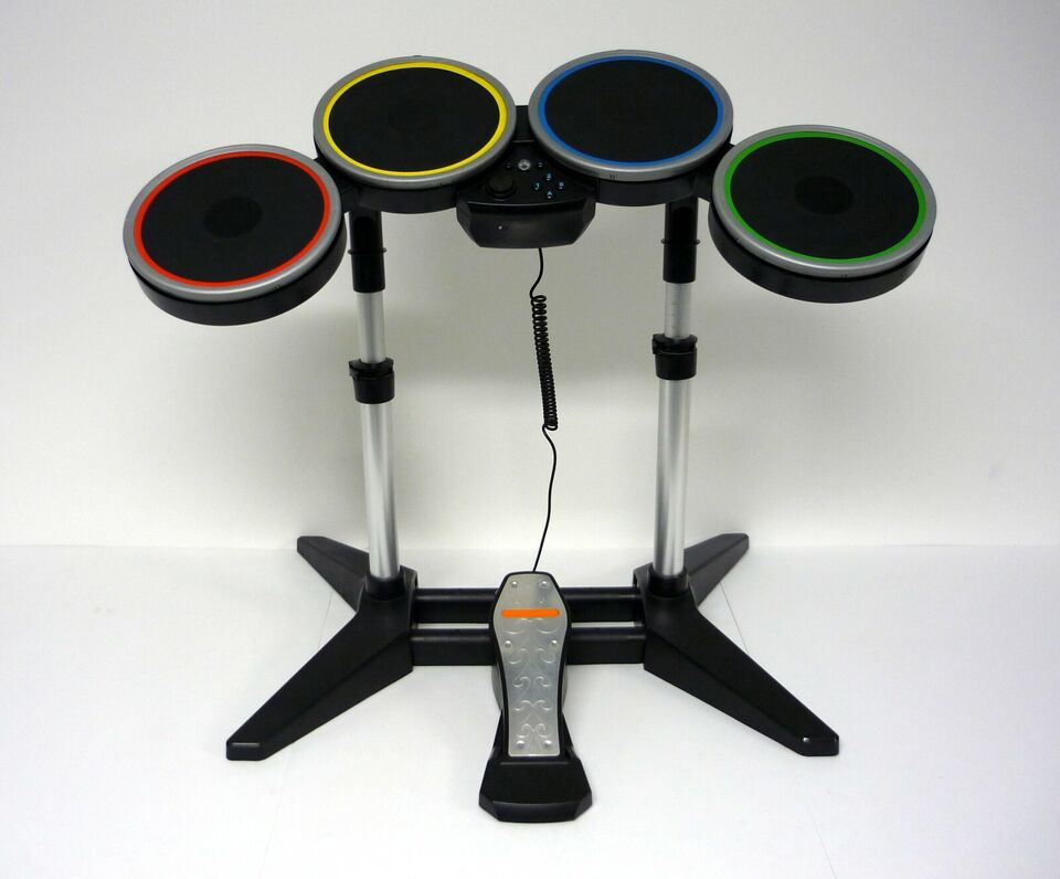 Drum Kit Rock Band Wireless Black Used For Sale Retro Game – Dial Up Games