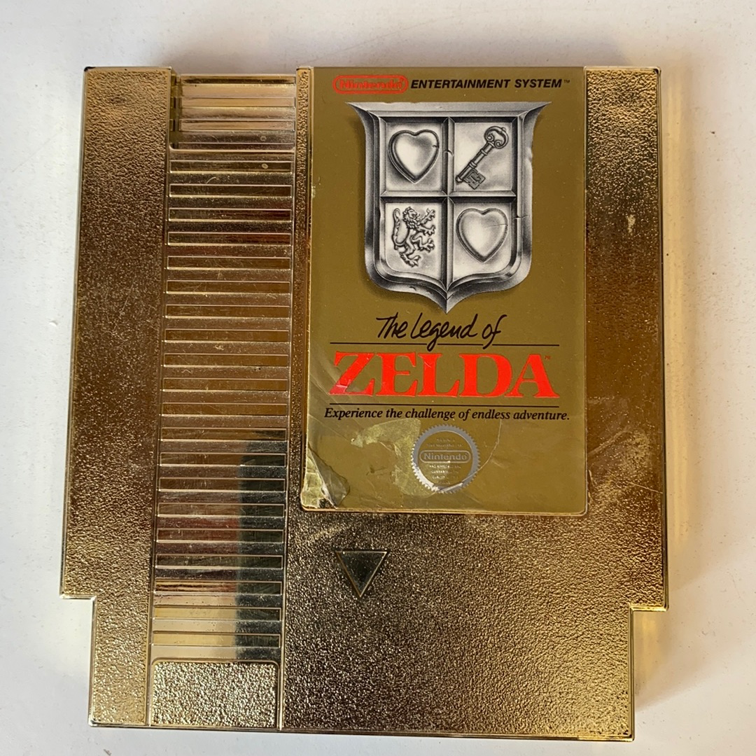 Legend of Zelda The (Gold) Used NES Games For Sale – Dial Up Games