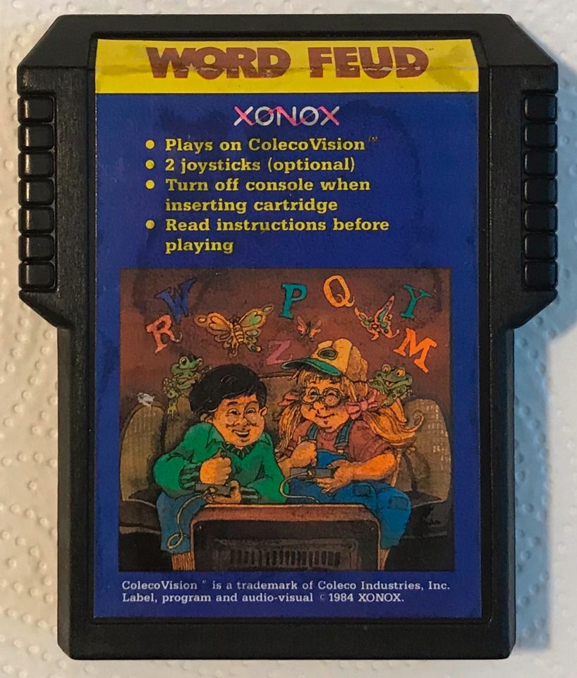 Word Feud Used Colecovision Games For Sale Retro Game Store – Dial Up Games