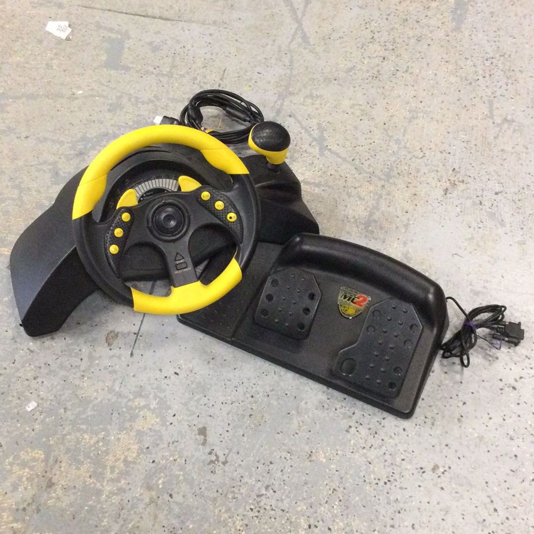 MadCatz MC2 Multi Race Wheel Yellow/Black Used For Sale Game – Dial Up ...