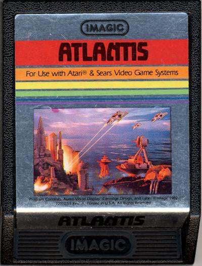Atlantis (Picture Label) Used Atari 2600 Games For Sale – Dial Up Games