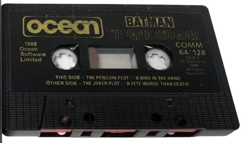Batman the Caped Crusader Used Commodore 64 Games For Sale – Dial Up Games