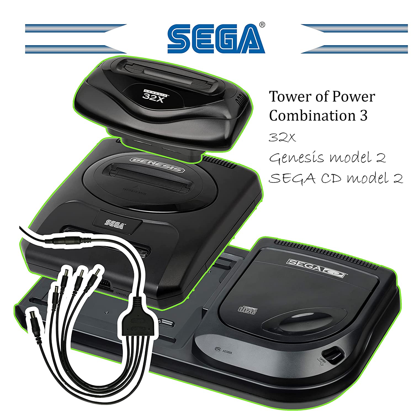 Sega Tower of Power System COMBO 3 Used For Sale Retro Game – Dial Up Games