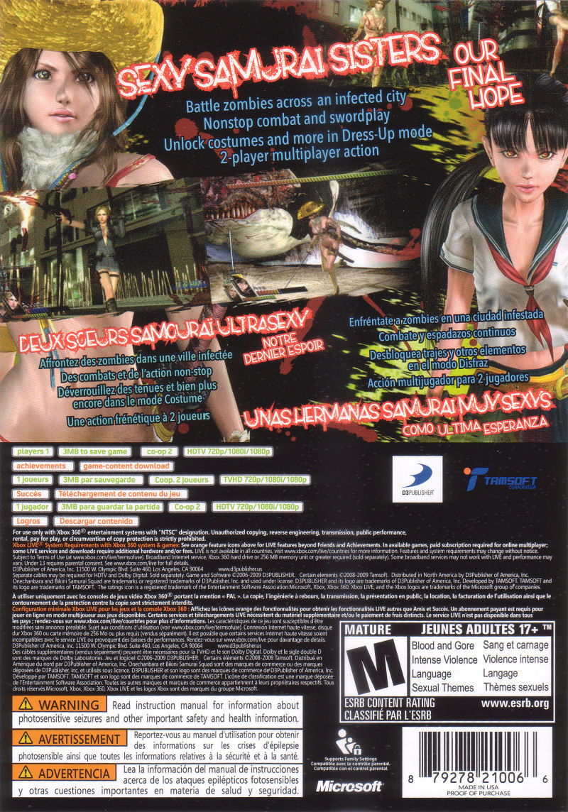 Onechanbara: Bikini Samurai Squad Retro Video Game Store – Dial Up Games