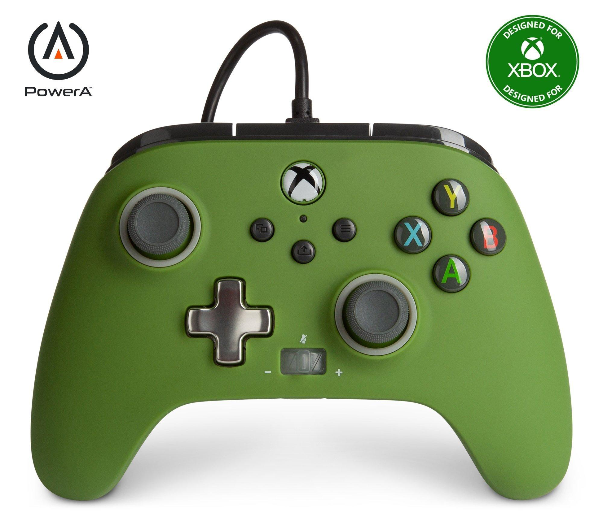 Power A Enhanced Wired Controller Soldier Green Used Retro – Dial Up Games