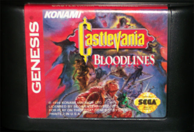 Castlevania Bloodlines (Plastic Case) Retro Video Game Store – Dial Up ...