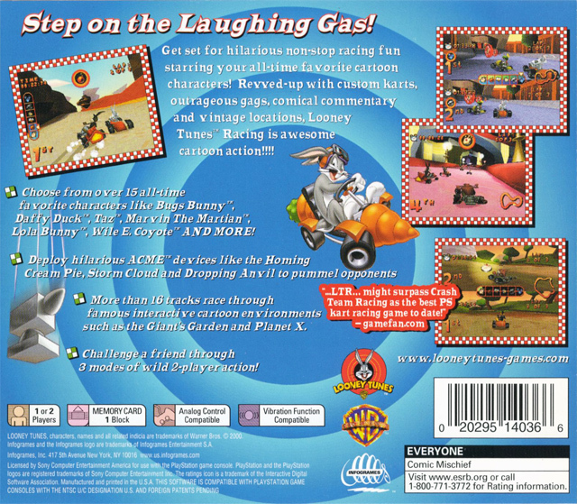 Looney Tunes Racing Used PS1 Games For Sale Retro Game Store – Dial Up ...
