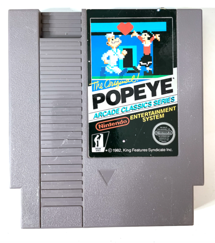 Popeye Used NES Games For Sale Retro Video Game Store – Dial Up Games