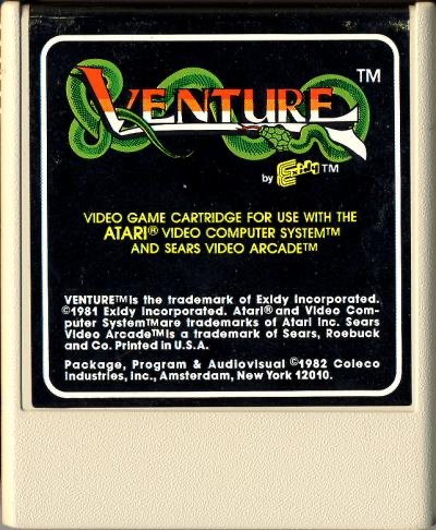 Venture (Coleco) Used Atari 2600 Games For Sale Retro Store – Dial Up Games