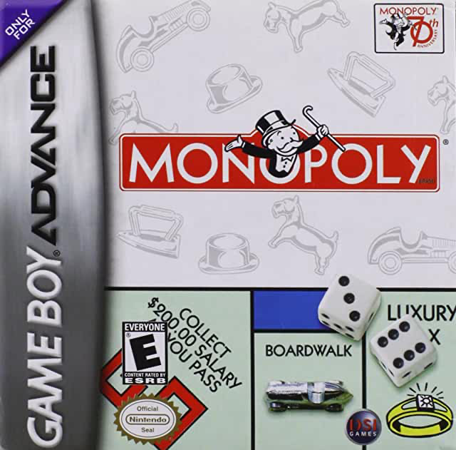 Monopoly Used GBA Games For Sale Retro Video Game Store – Dial Up Games