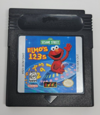 Sesame Street Elmo's 123's Used GBC Games For Sale – Dial Up Games