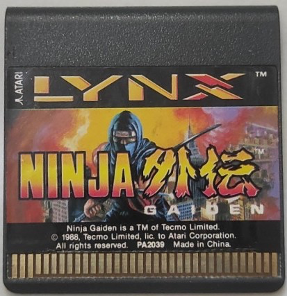 Ninja Gaiden Used Atari Lynx Games For Sale Retro Game Store – Dial Up ...