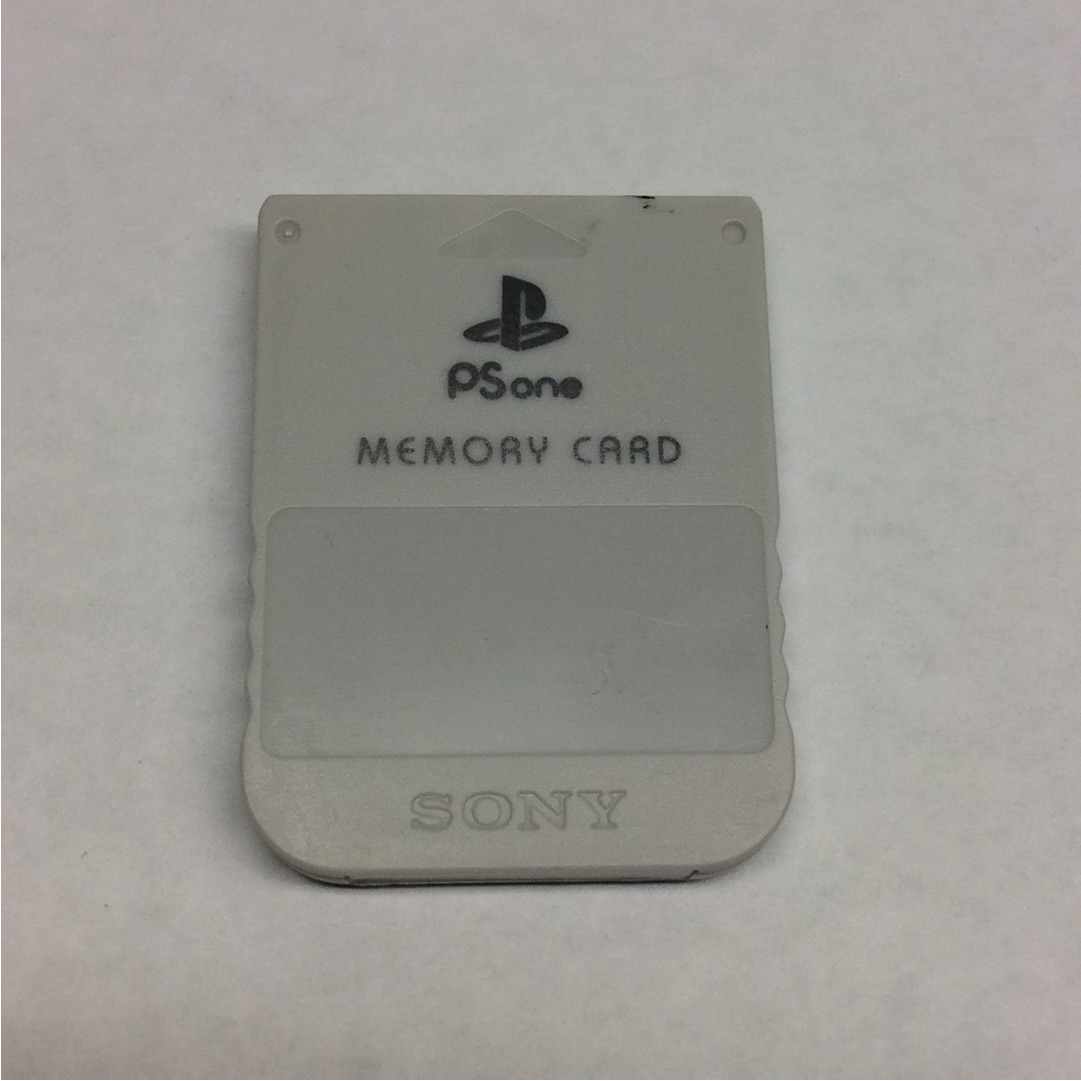 Memory Card PSOne Official White Used For Sale Retro Game – Dial Up Games