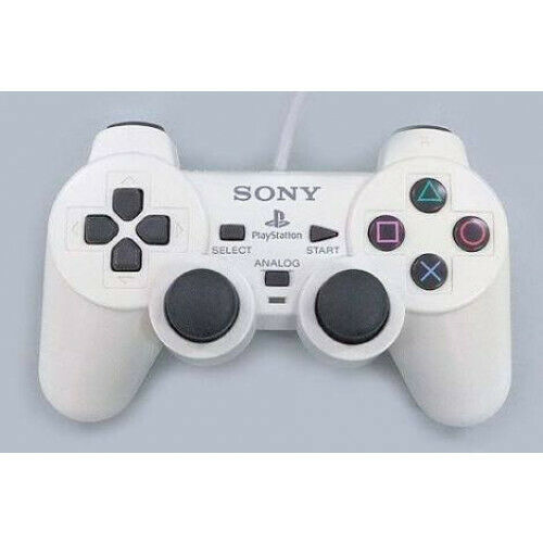 Official DualShock 2 Wired Controller | White Used For Sale – Dial Up Games